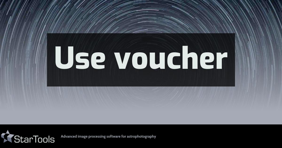 StarTools: Buy: Use voucher