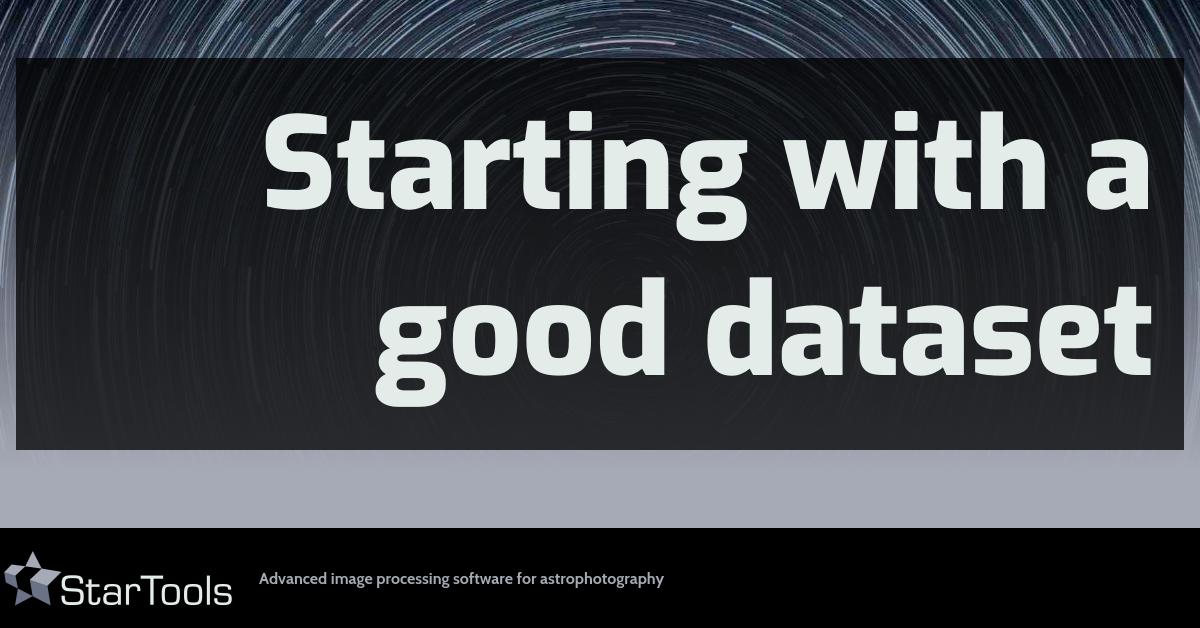 Links & tutorials: Starting with a good dataset
