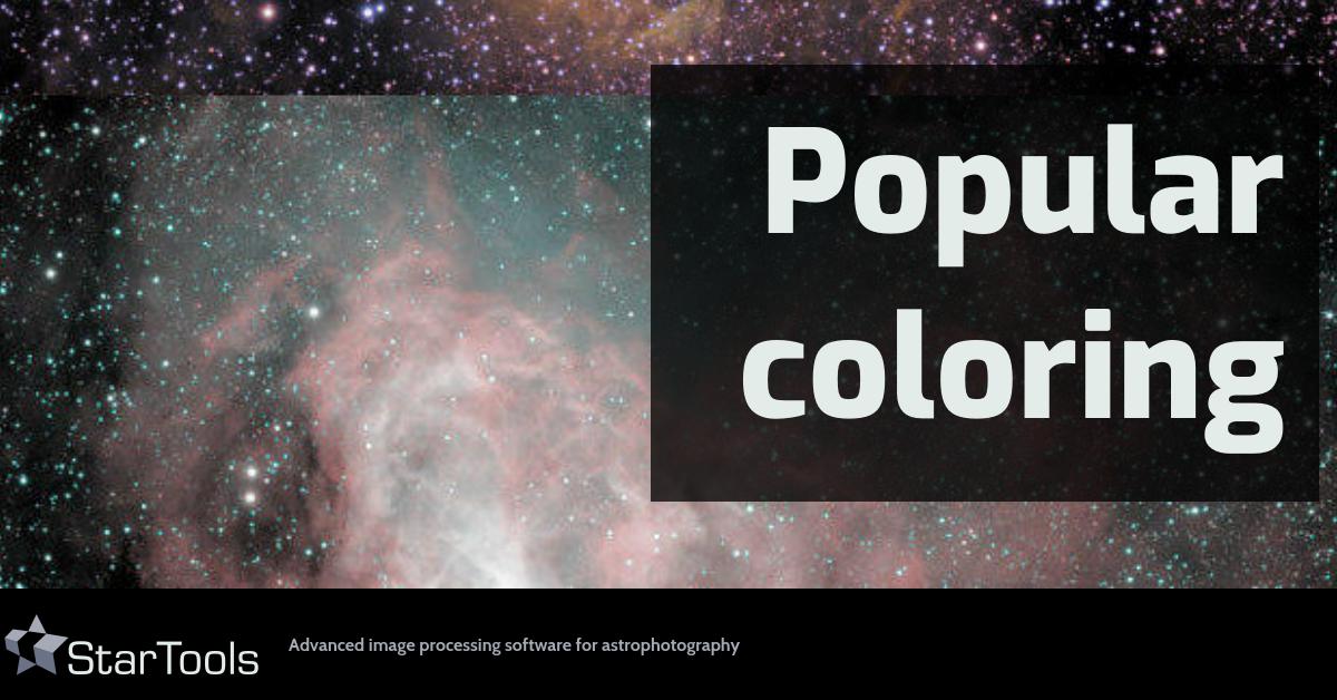 StarTools: Usage: Popular coloring
