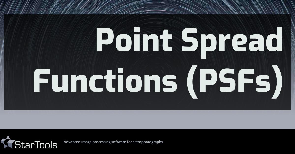 Startools Usage Point Spread Functions Psfs