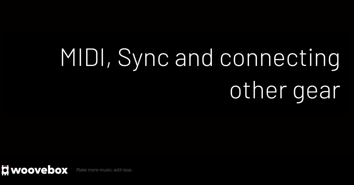 Guides Tutorials And Docs Midi Sync And Connecting Other Gear