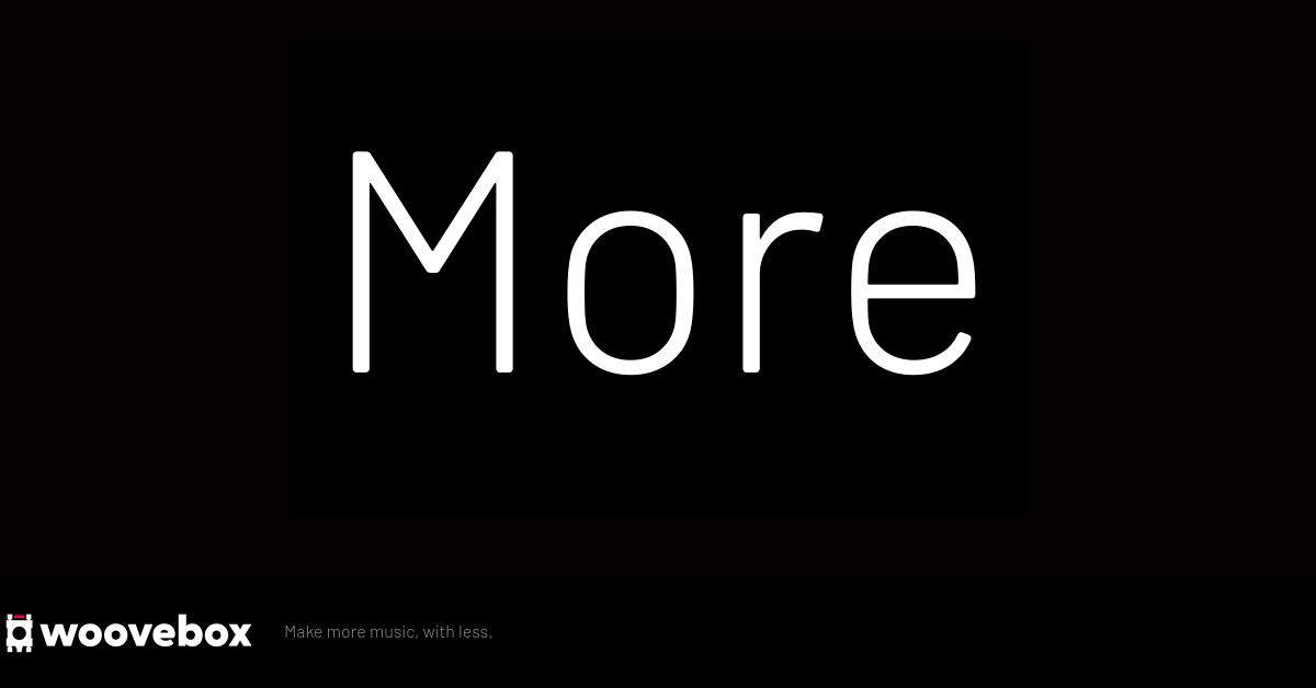 Woovebox: Quick start guide and video: More