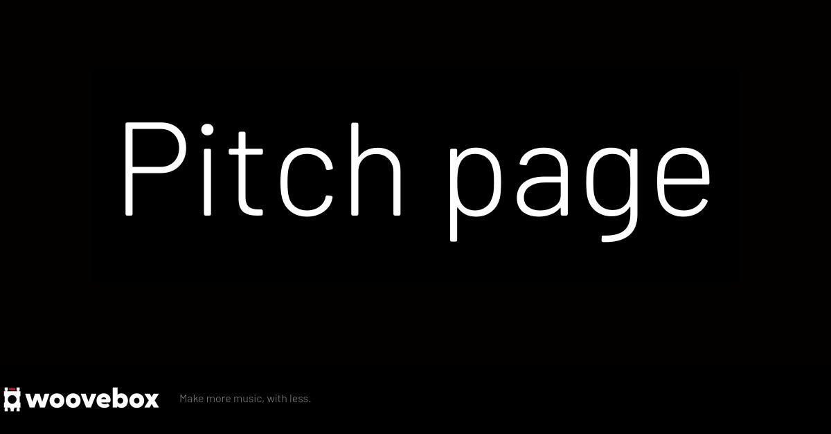 Woovebox: Pitch modulation: Pitch page