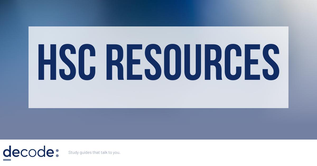 Decode : HSC Resources