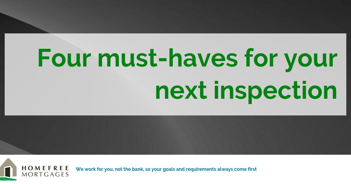 News: Four must-haves for your next inspection