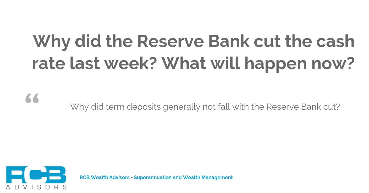 Latest News: Why did the Reserve Bank cut the cash rate last week? What ...