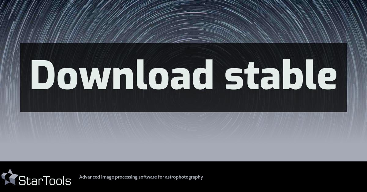 StarTools: Download stable