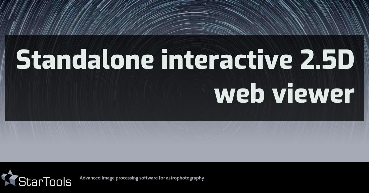 Exporting 3D: Standalone interactive 2.5D web viewer