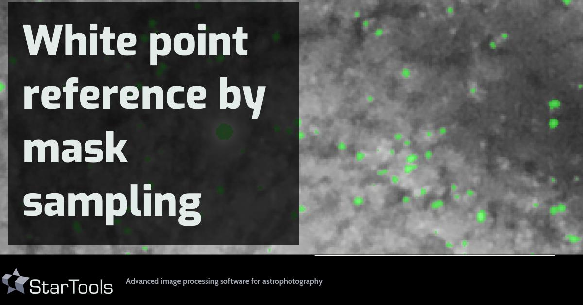 How to determine a good color balance: White point reference by mask ...