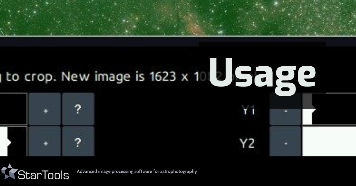 StarTools: Crop: Usage